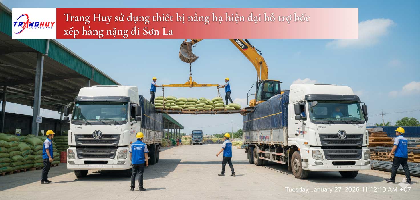 Vận chuyển hàng Hà Nội đi Sơn La | Nhanh – Giá tốt - Trang Huy Logistics